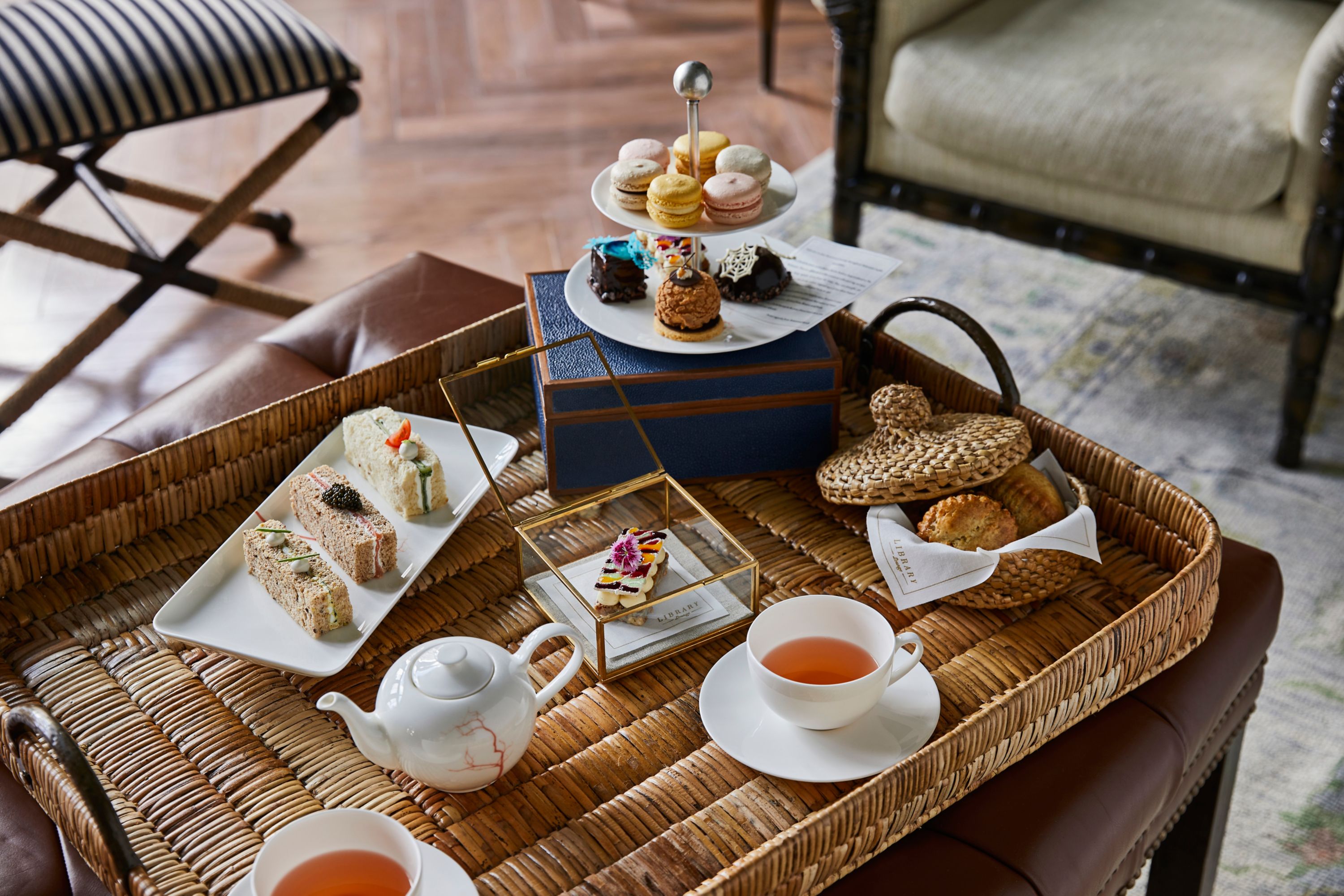Afternoon Tea Nassau Bahamas | The Library at Rosewood