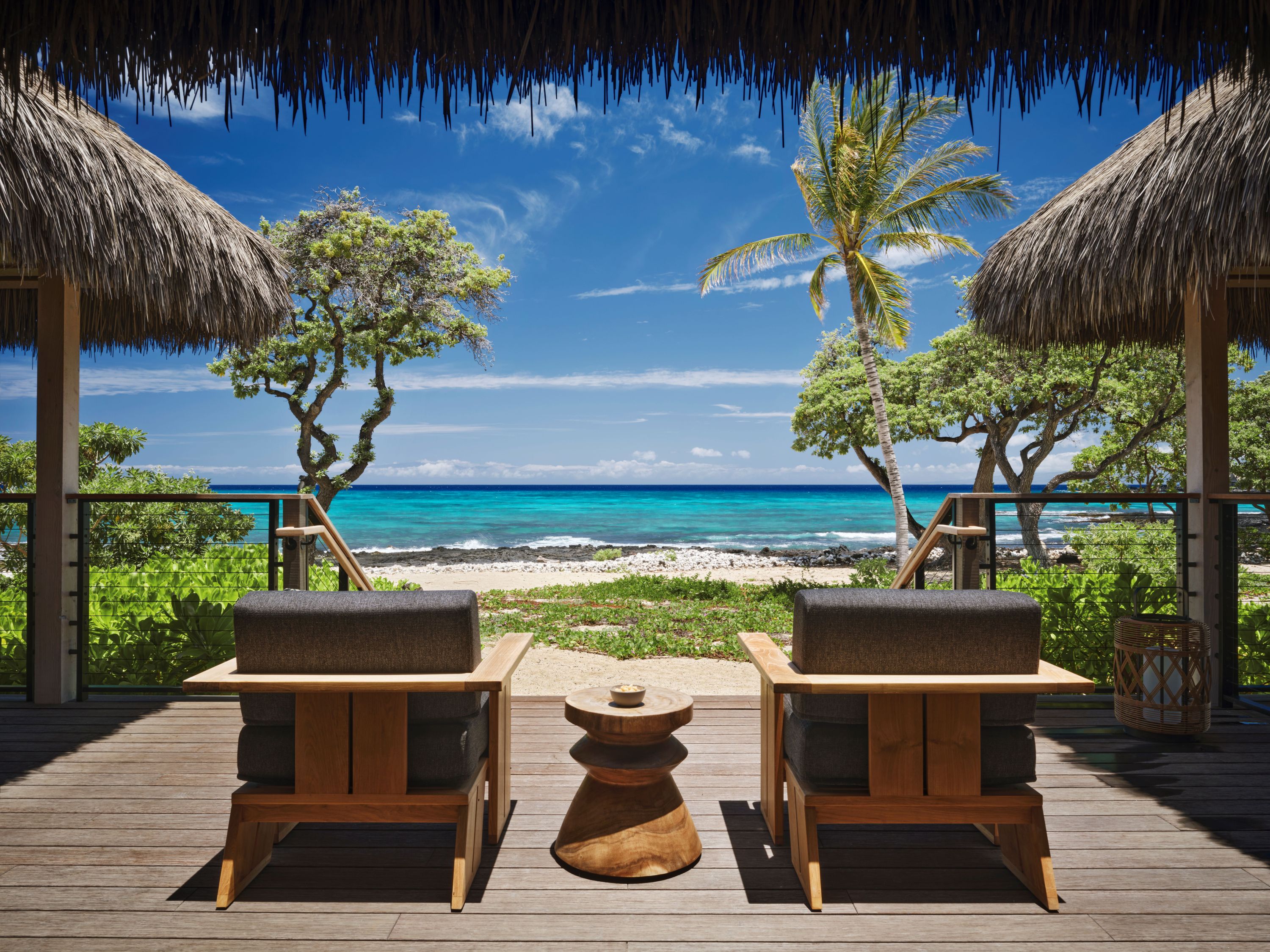 Beach Front Two Bedroom Kauhale