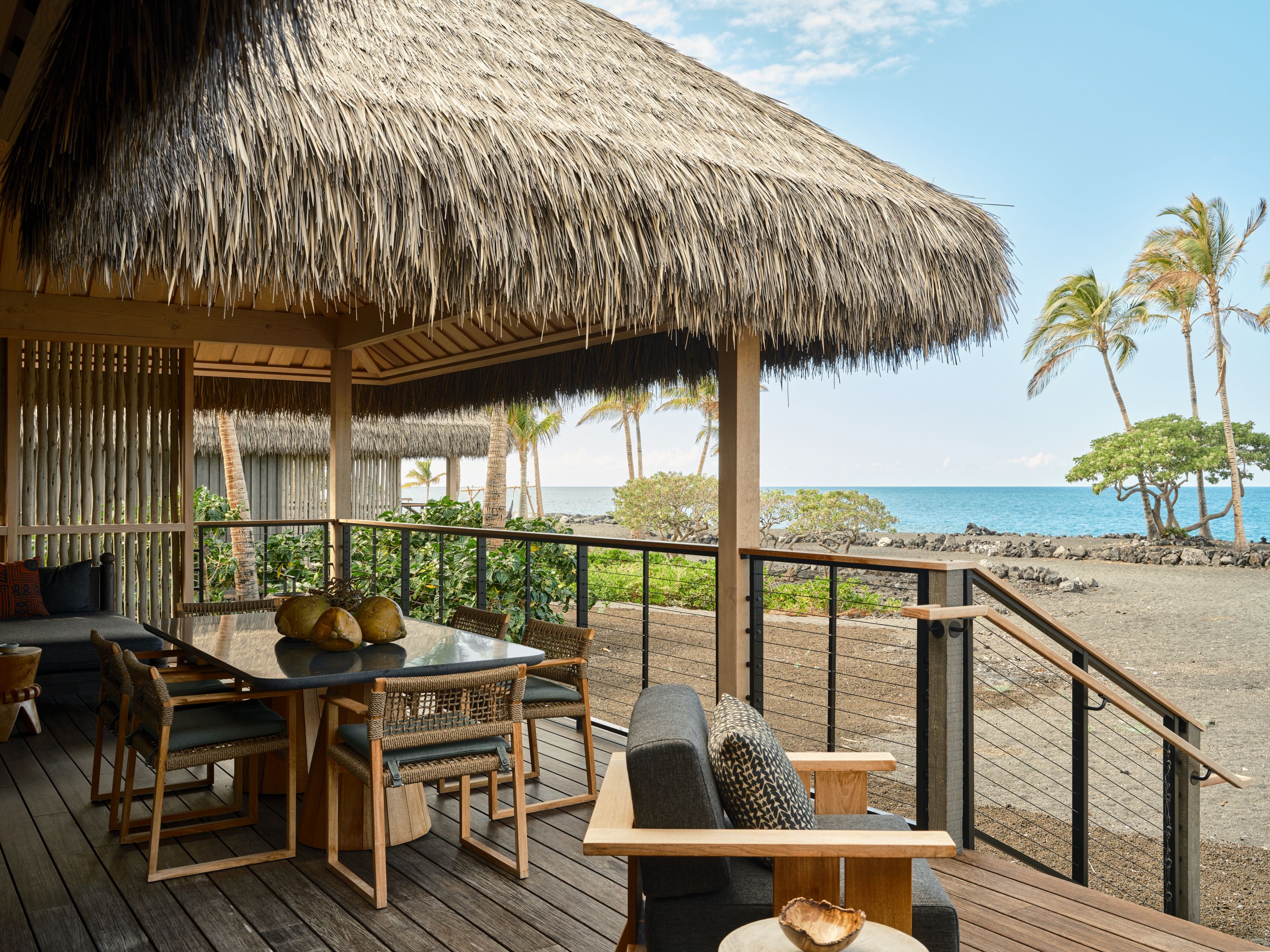 Ocean Front Two Bedroom Kauhale | Kona Village