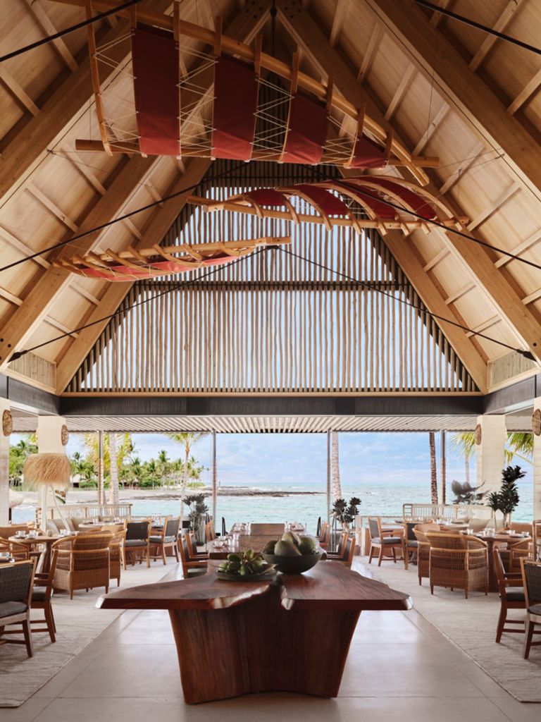 Hawaiian Restaurant Kona Moana at Kona Village Rosewood